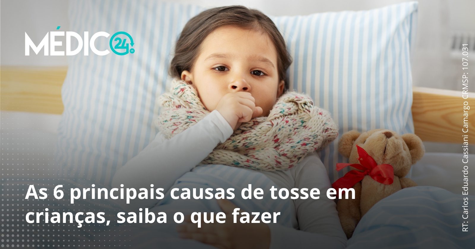 As 6 principais causas de tosse em crianças, saiba o que fazer